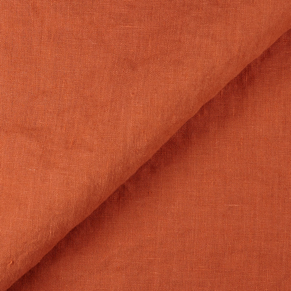 Fabric IL019 100% Linen fabric RUST FS Signature Finish