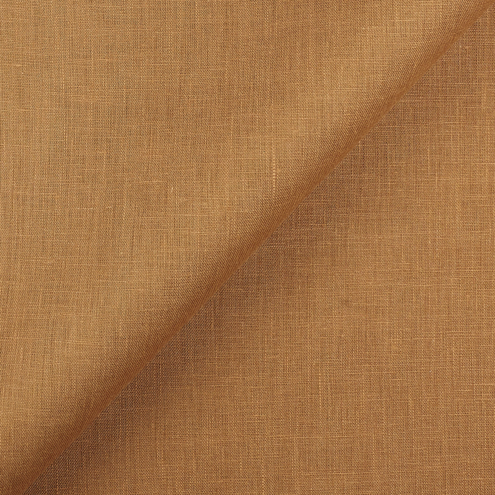 Fabric IL020 100% Linen fabric CAMEL Softened