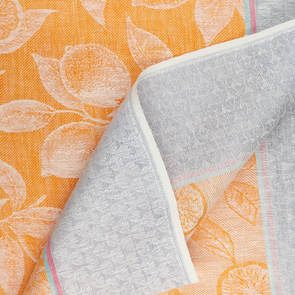 Fabric IL085 100% Linen fabric MLT-13 - LEMONS