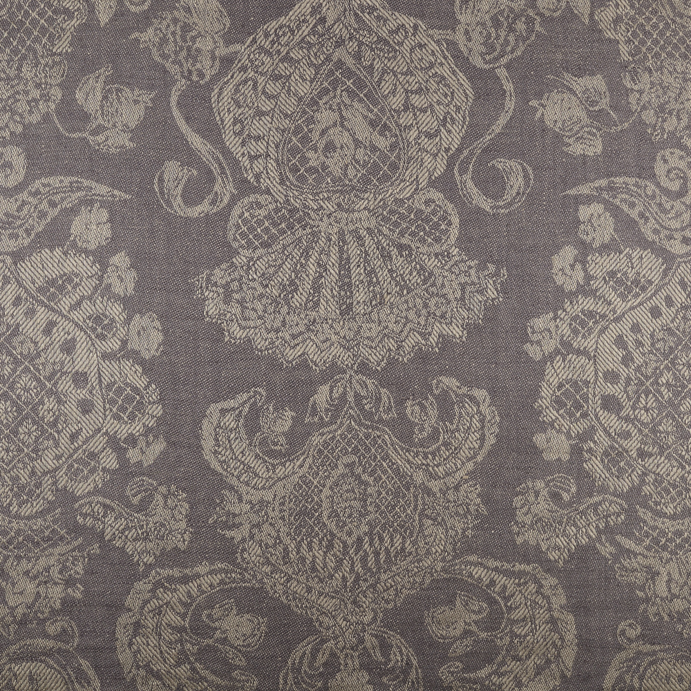 Fabric IL100 100% Linen Fabric Natural / Graphite - Luccia Fs Signature ...